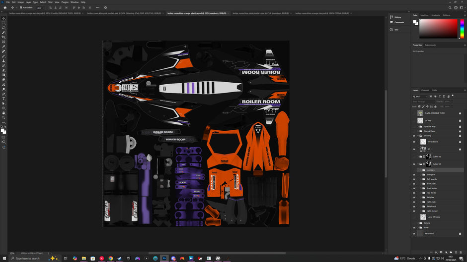 MX Bikes KTM Graphics - PSD Files – Aylien Designs